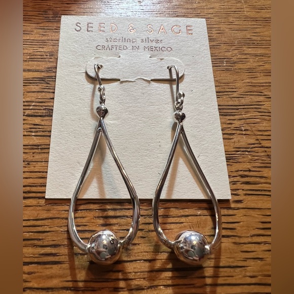 Seed & Sage | Jewelry | Seed Sage Silver Earrings | Poshmark